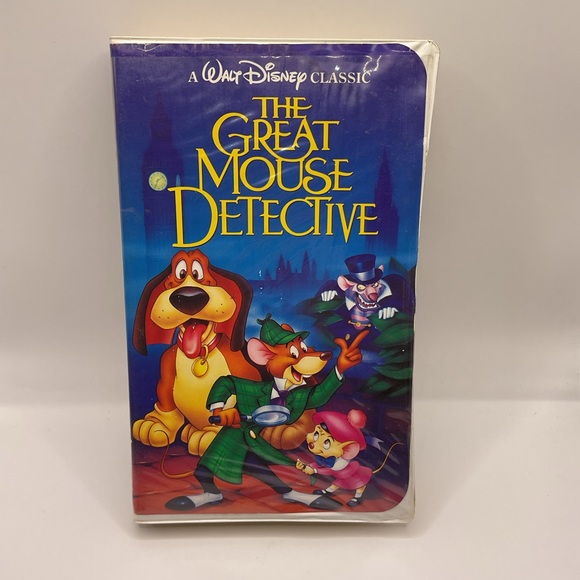 Disney | Other | The Great Mouse Detective Vhs 992 Clamshell Disney ...